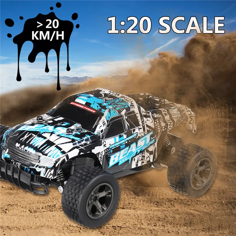 2811 1/20 2.4G 2WD High Speed RC Car Drift Radio Controlled Racing ...