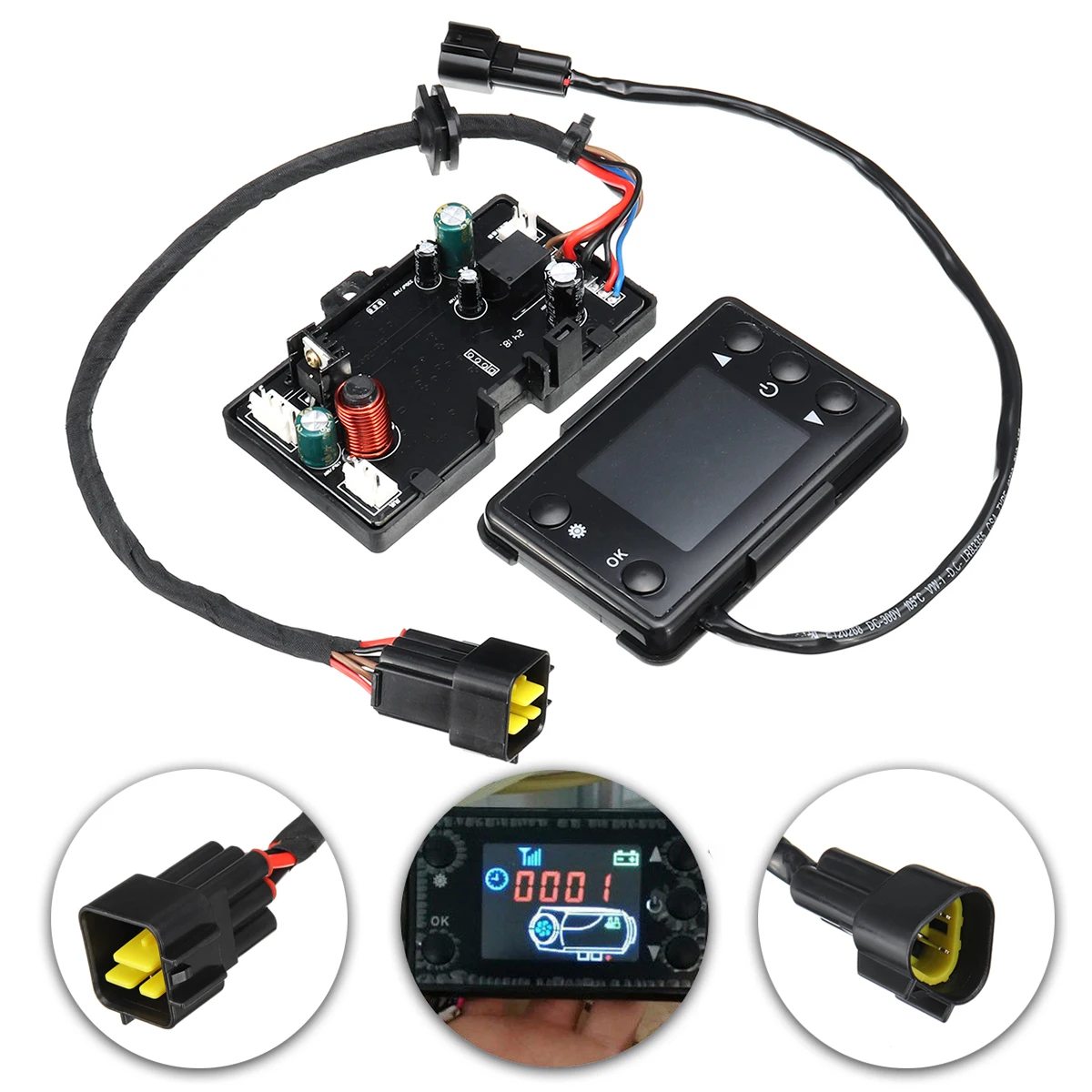 Car Heater Controller LCD Switch Motherboard for Diesel Air Heater 12 ...