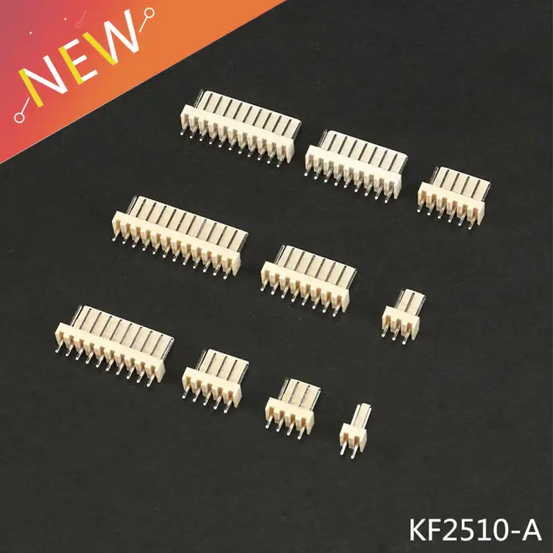 50pcs/lot 2.54 mm KF2510 3+1P KF2510 4AW male female housing connector ...