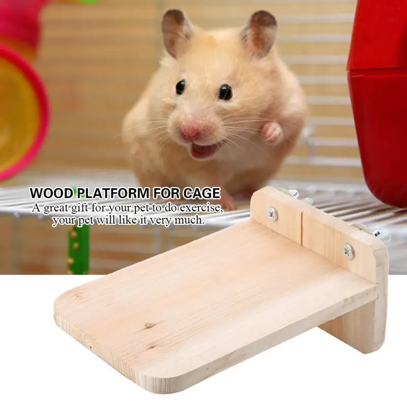 Wood Platform With Screws For Hamster Squirrel Cage Hamster Platform ...