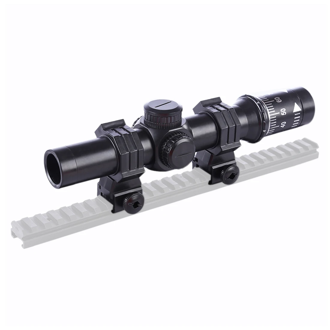 Adjustable 8-Fold Scope for Water Gel Balls Blaster with 21mm Guide ...