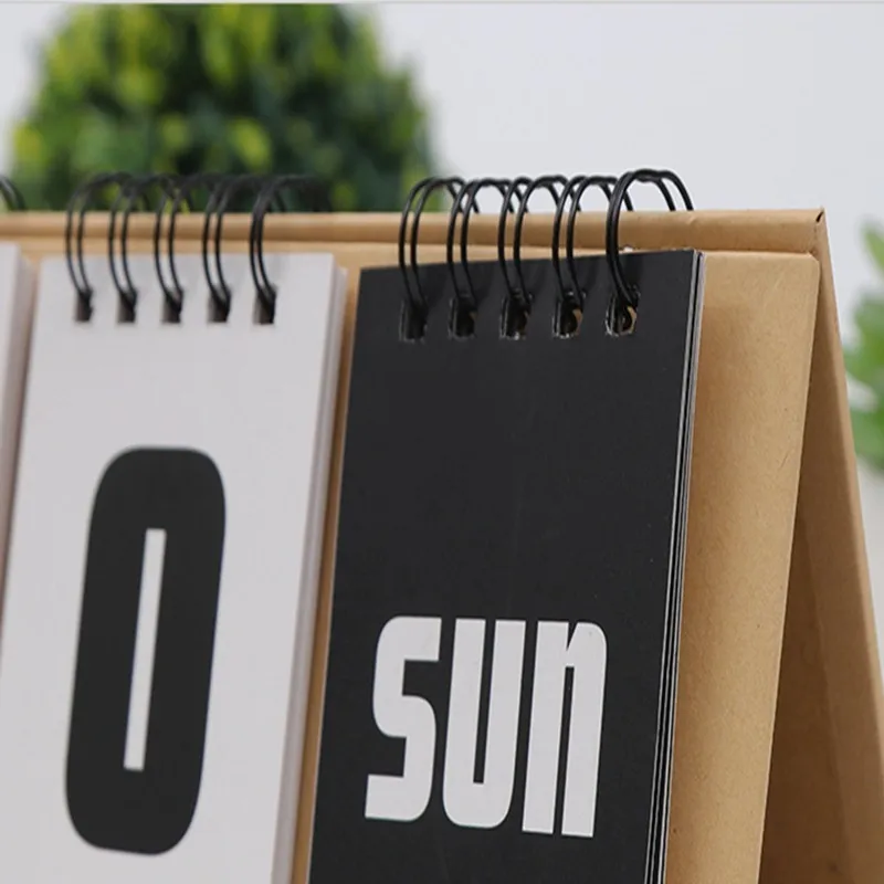 2019 Daily Planner Desk Desktop Calendar Creative Office Decoration ...