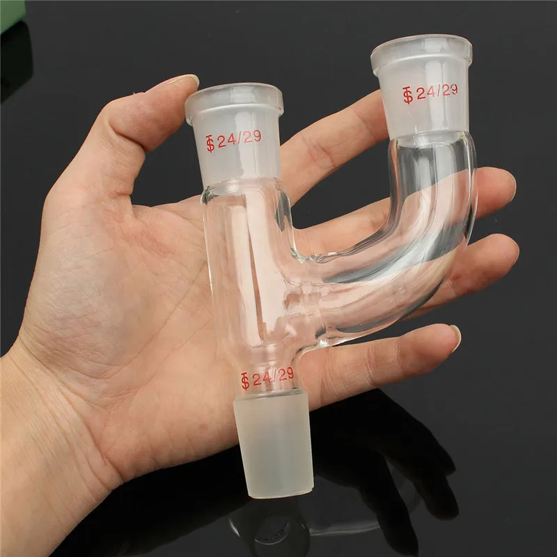24/29,Four Way Claisen distillation connecting Glass adapter,Lab ...