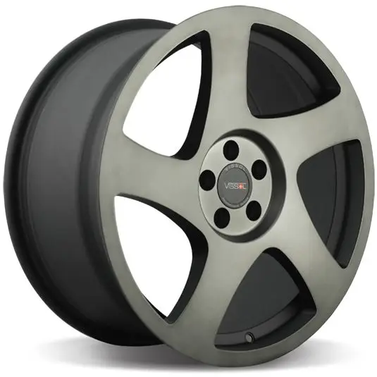 VISSOL V 006 8,5x18/5x120 ET45 D72.6 negro mecanizado con oscuro color ...