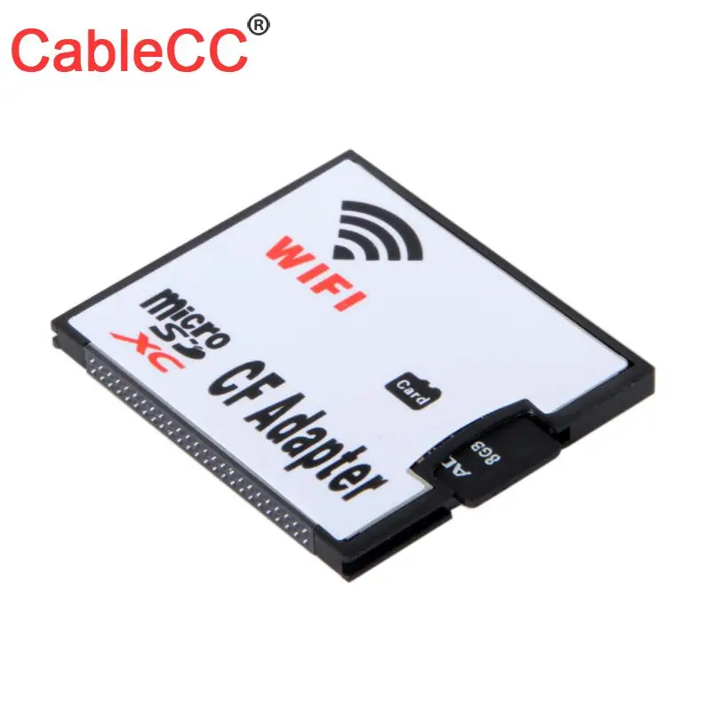 Cablecc WIFI Adapter Memory Card TF Micro SD To CF Compact Flash Card Cablecc WIFI Adapter Memory Card TF Micro SD To CF Compact Flash Card