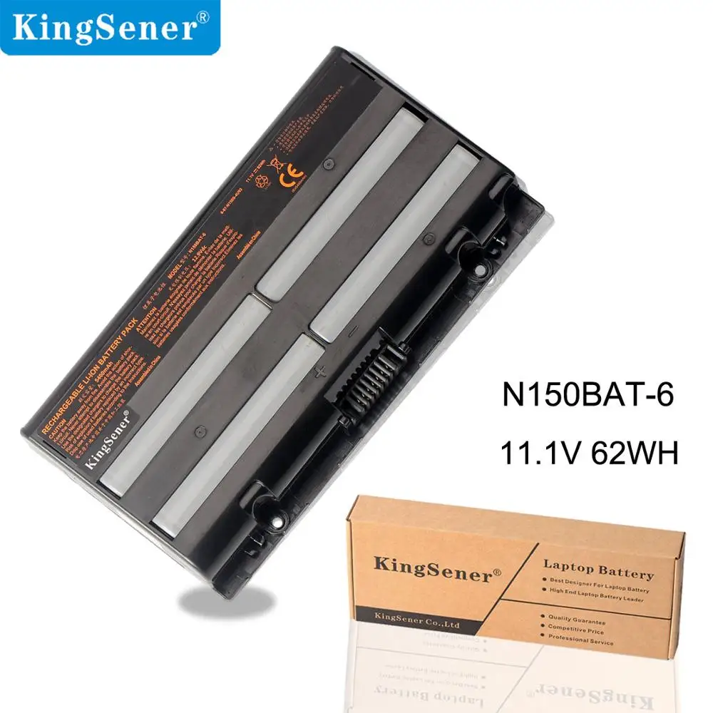 KingSener N150BAT 6 Laptop Battery For Clevo N155SD N150SD N150SD ...