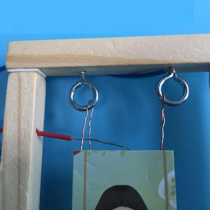 Kids DIY Electrical Swing Handmade Invention Experiment Wooden ...