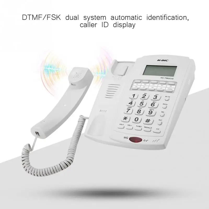 KX-T992 Home Hotel Wired Corded Desktop Wall Phone Office Landline ...