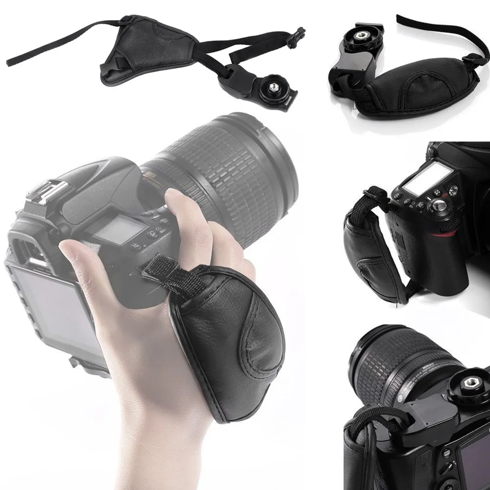 DSLR Wrist Belt Hand Grip Camera Strap Photography Accessories With ...