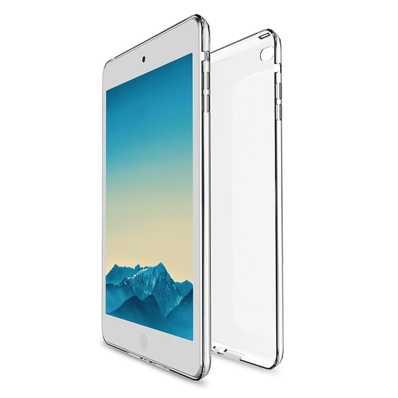Clear Transparent Soft TPU Case For iPad Mini 1/2/3/4 Protective case ...