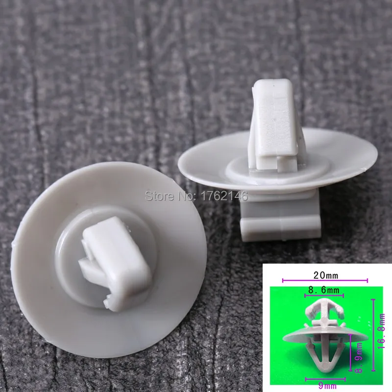 Clips de plástico de protección para puerta inferior, moldura lateral ...