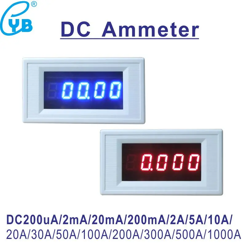 YB5145A Ampere Meter Strom Meter DC 200uA 2mA 20mA 200mA 5A 10A 30A 50A ...