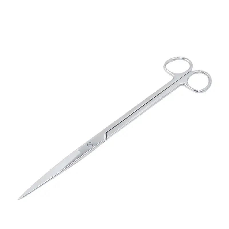 Stainless Steel Scissors Mirror Polished Long Handle Straight Scissors ...