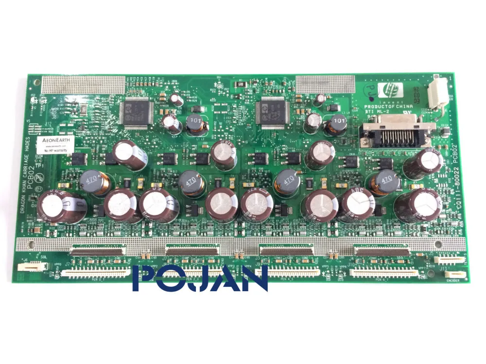 Carriage Pca Board Cq111-80002 Cq109-67034 Designjet T7100 T7200 Z6200 ...