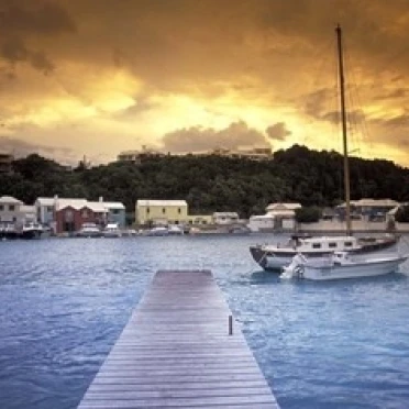 View of Flatts Village Bermuda Caribbean Poster Print by Robin Hill (24 ...