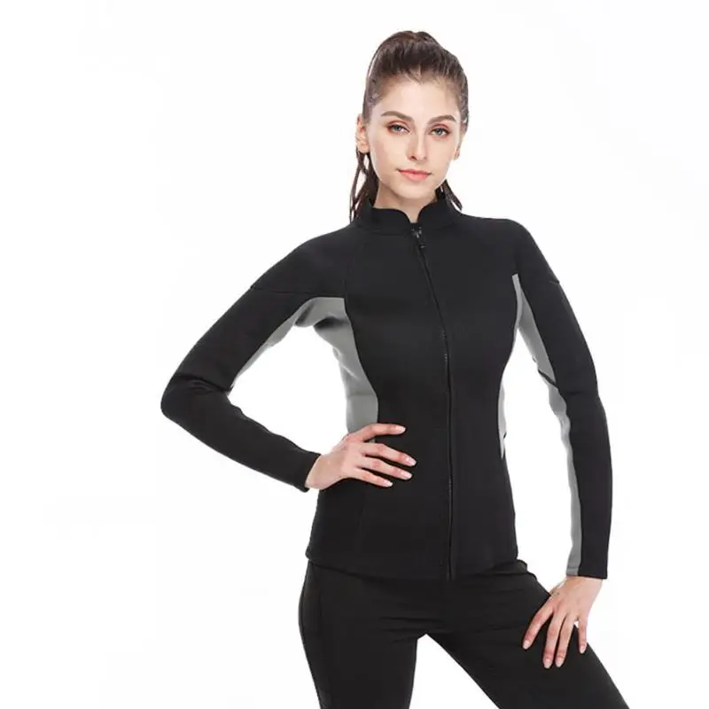 Outdoor 3mm Thick warm Female Wetsuit Long Sleeve Full Body Diving ...