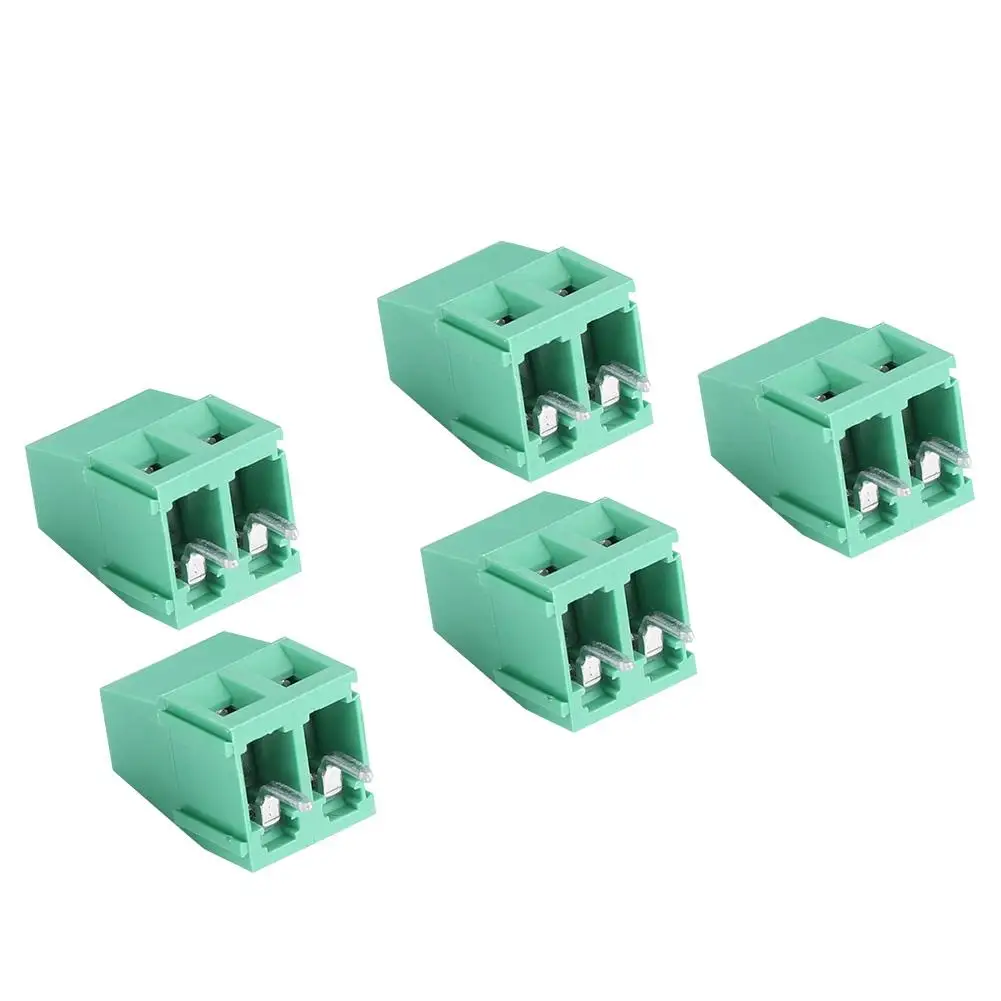 300V 10A 2 Pin 5mm Spacing PCB Universal Screw Terminal Blocks ...