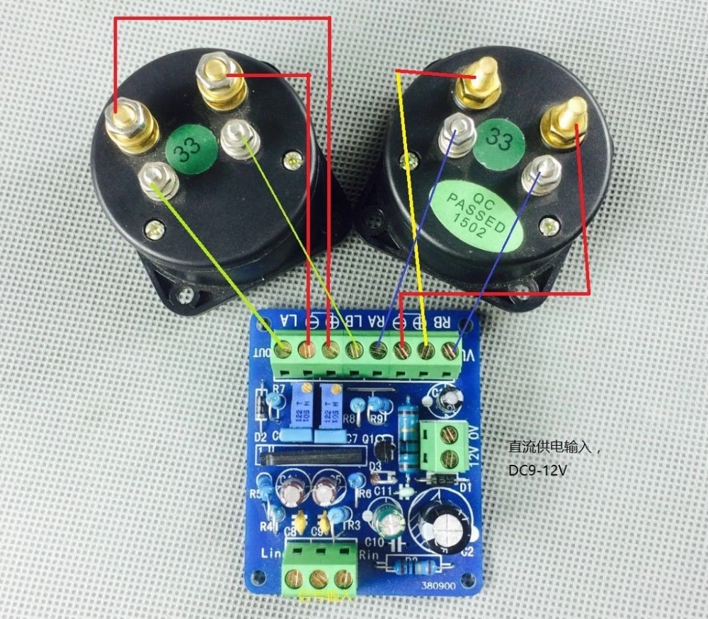 Dc 12v Power Amplifier Vu Meter Driver Board Db Audio Level Meter Vu ...
