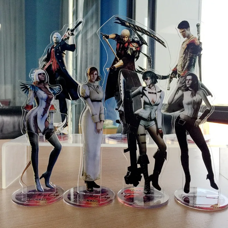 12 pcs/lot Devil May Cry 5 figure toy DMC5 Nero Dante Lady Trish Patty ...