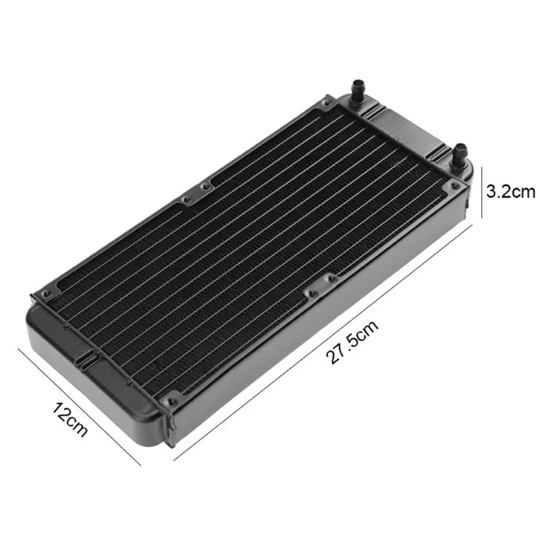 240mm 12-Tube Aluminum alloy Computer Water Cooler PC Case Water ...