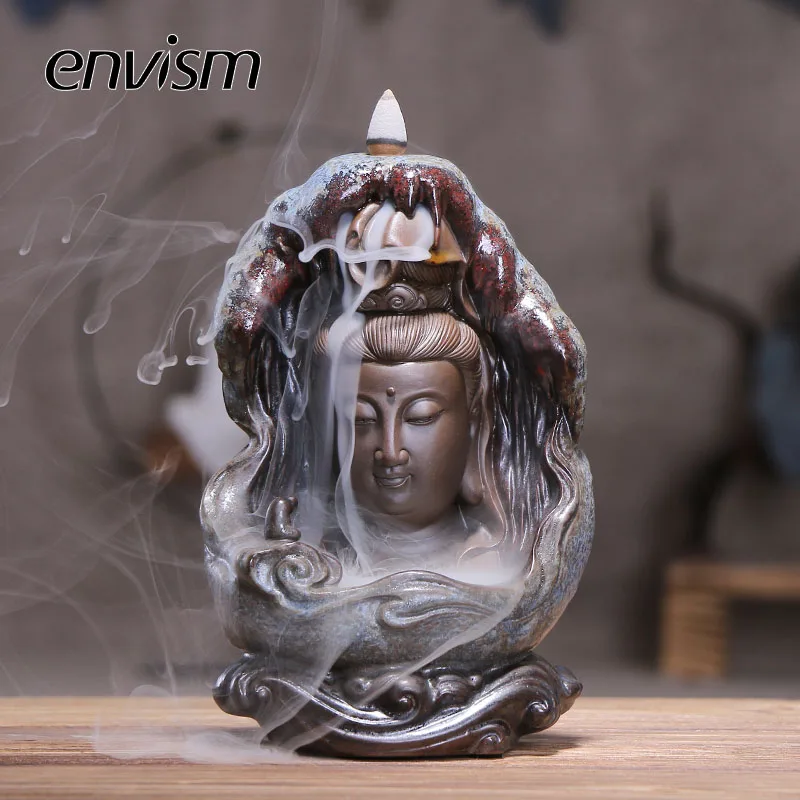 ENVISM керамическая курильница «Будда» креативная буддийская кадильница ...