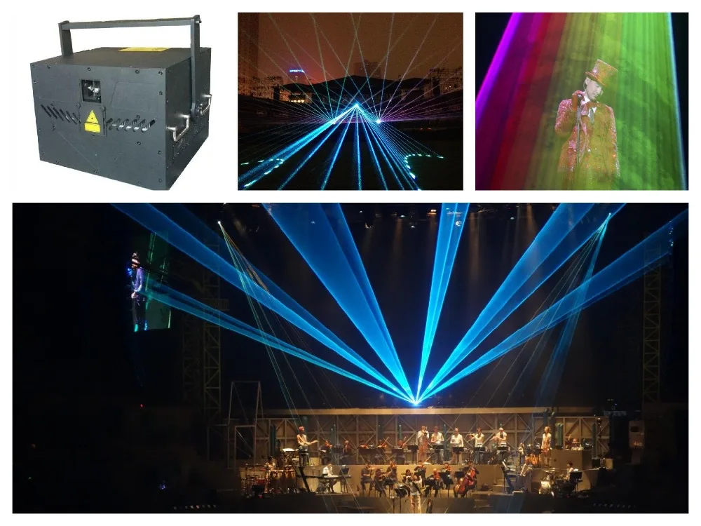 Flightcase-DJ-Laser-Light-RGB-8W-Animation-Show-disco-lights-stage-dj ...