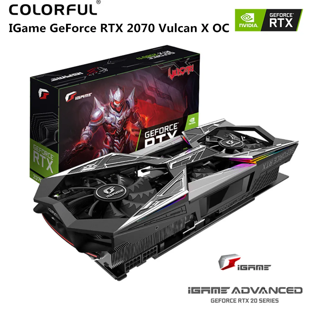 Original Colorful IGame GeForce RTX 2070 Vulcan X OC Graphics Card ...
