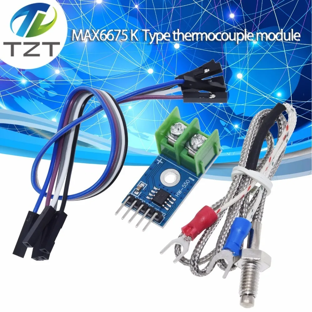 MAX6675 Module + K Type Thermocouple Thermocouple Senso Temperature ...