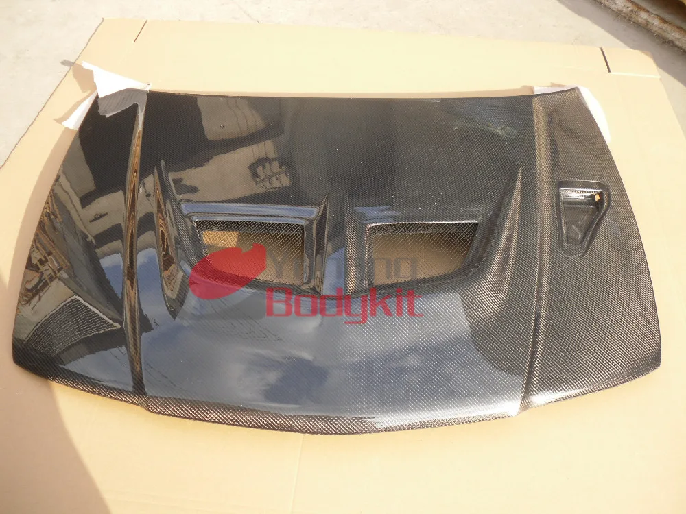Lancer Evolution 5-6 EVO 5 EVO 6 OEM Style Hood Bonnet carbon fiber ...