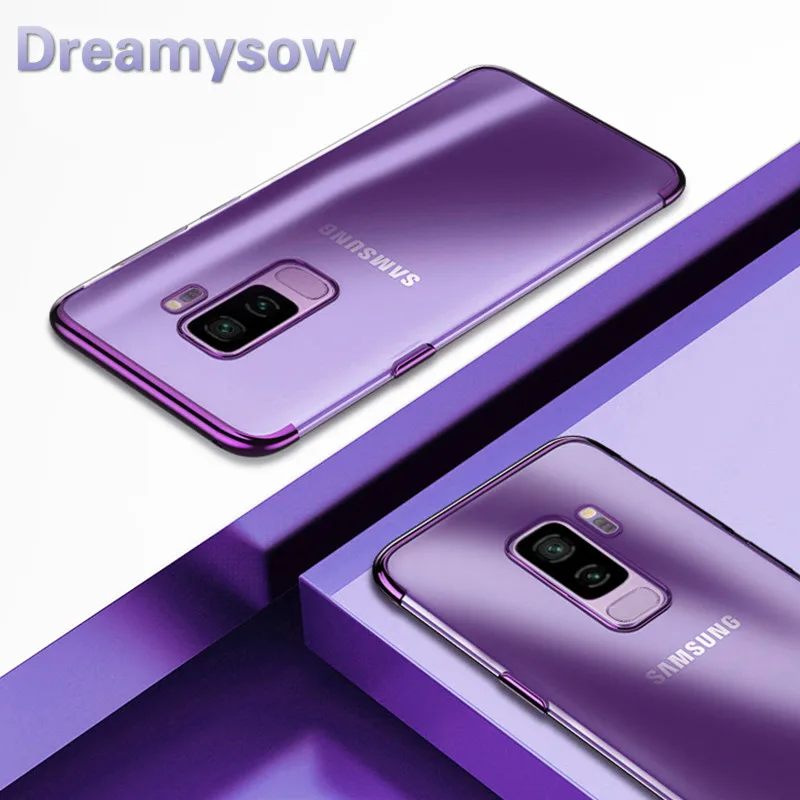Мягкий силиконовый чехол для samsung S8 S9 S7 S6 Edge Plus Note 9 8 S10 плюс S10 Lite прозрачная ...