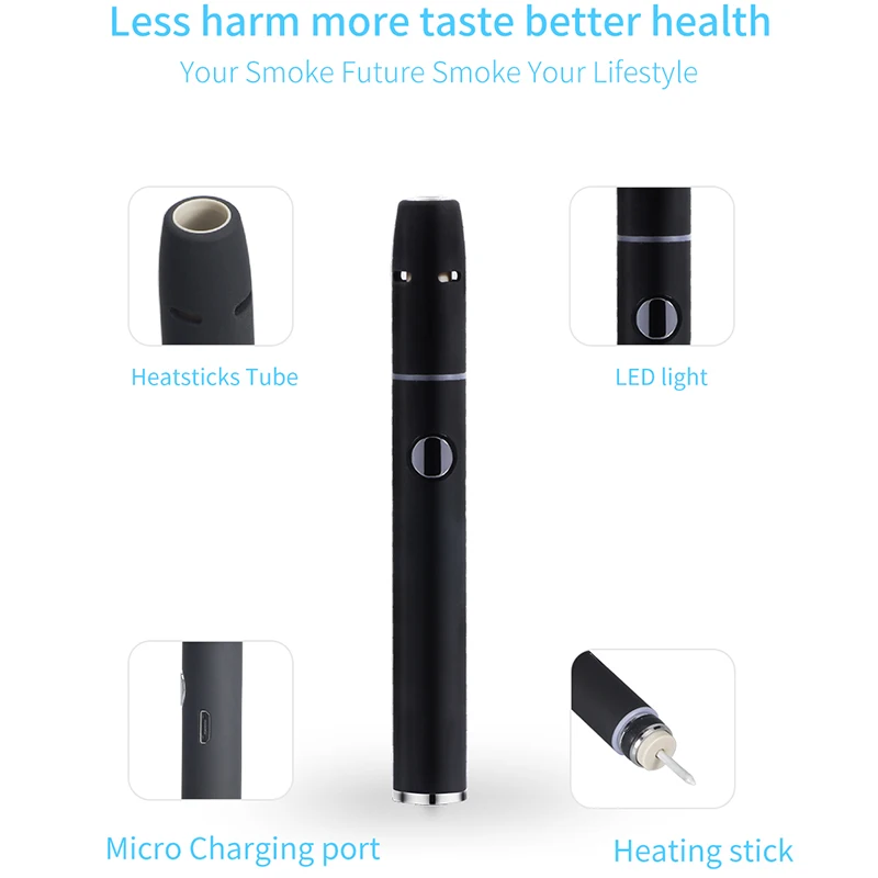 Heating Stick Kit 650Mah Electronic Cigarette For Hnb Stick Cigarette ...