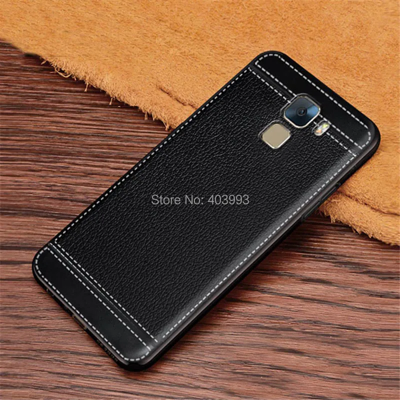 เคส Soft Case สำหรับ Huawei Honor 7 Case Huawei Honor 7 หนังกลับปกคลุม ...