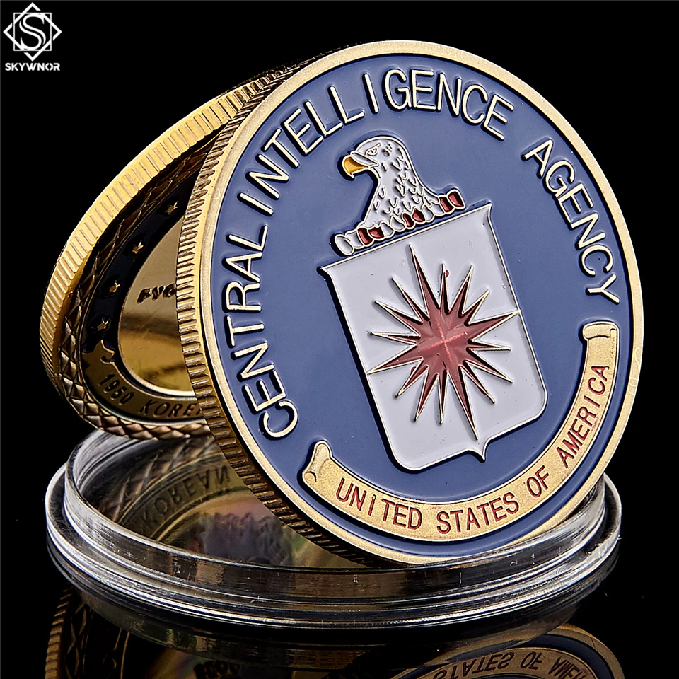 Amerika-Militaire-Ons-Central-Intelligence-Agency-Coin-Gold-Cia ...