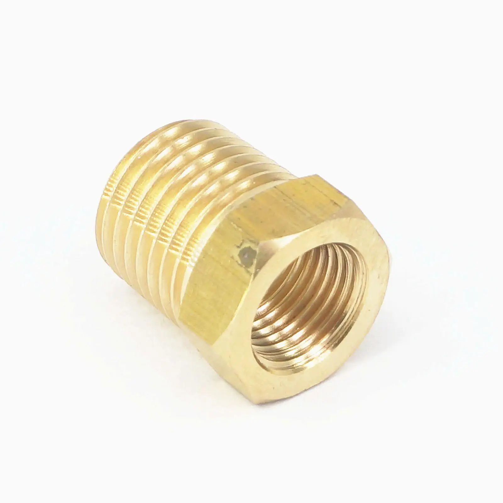 1-4-BSPT-Male-x-1-8-NPT-Female-Reducing-Bushing-Brass-Pipe-Fitting ...