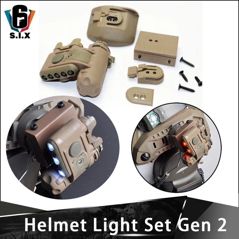 Led Light Tactic Helmet | Tactical Helmet Flashlight | Helmet Light ...