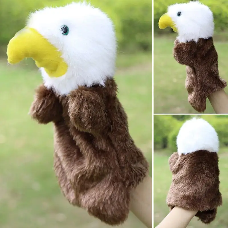 Cute Eagle Hand Puppet Baby Kids Children Soft Doll Plush Preschool ...