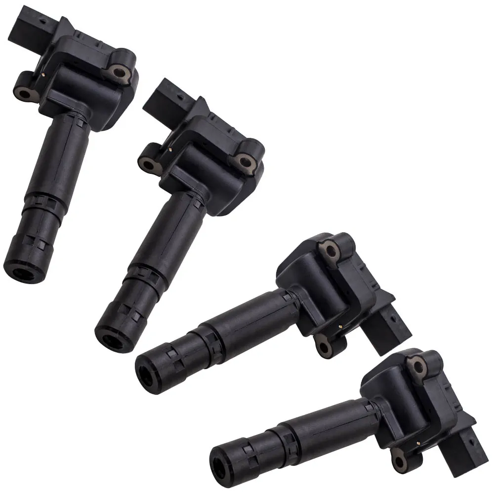 4x Electronic Ignition Coils for Benz C230 1.8L L4 UF 555 A0001501580 ...
