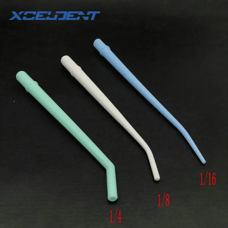 25pcs Curved Tips Surgical Aspirator Dental Saliva Ejector Tips ...
