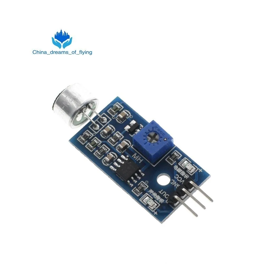 3pin Voice Sound Detection Sensor Module Intelligent Smart Vehicle ...