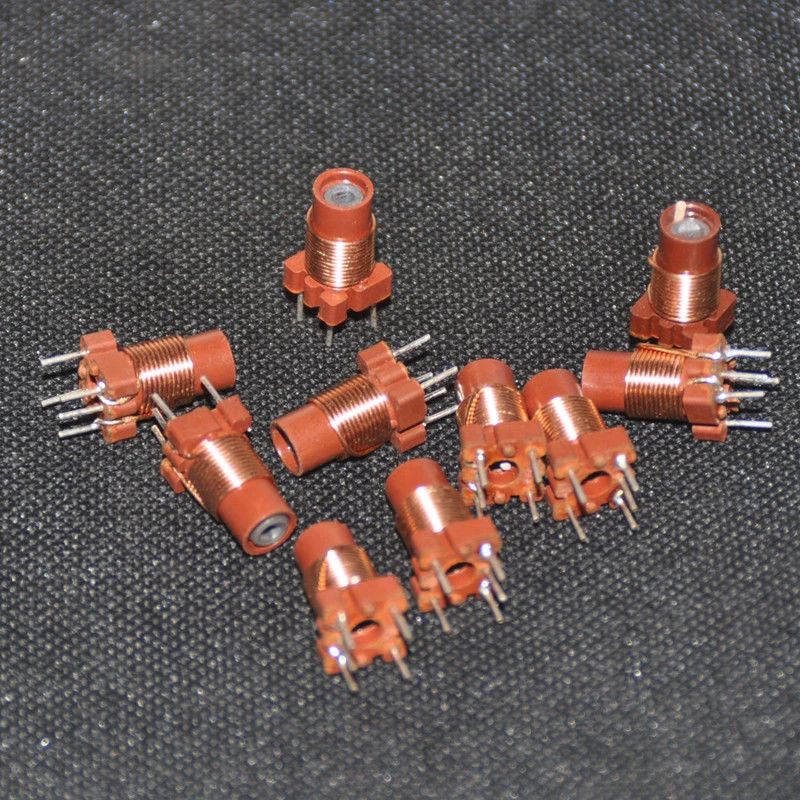 10pcs Adjustable High-Frequency Ferrite Core Inductor Coil 12T 0.6uh-1 ...