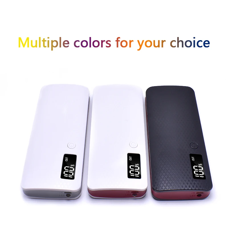 Flogy 3c Store 3 USB Ports 5 V 2A 5x18650 Power Bank 배터리 상자 충전기 Case ...