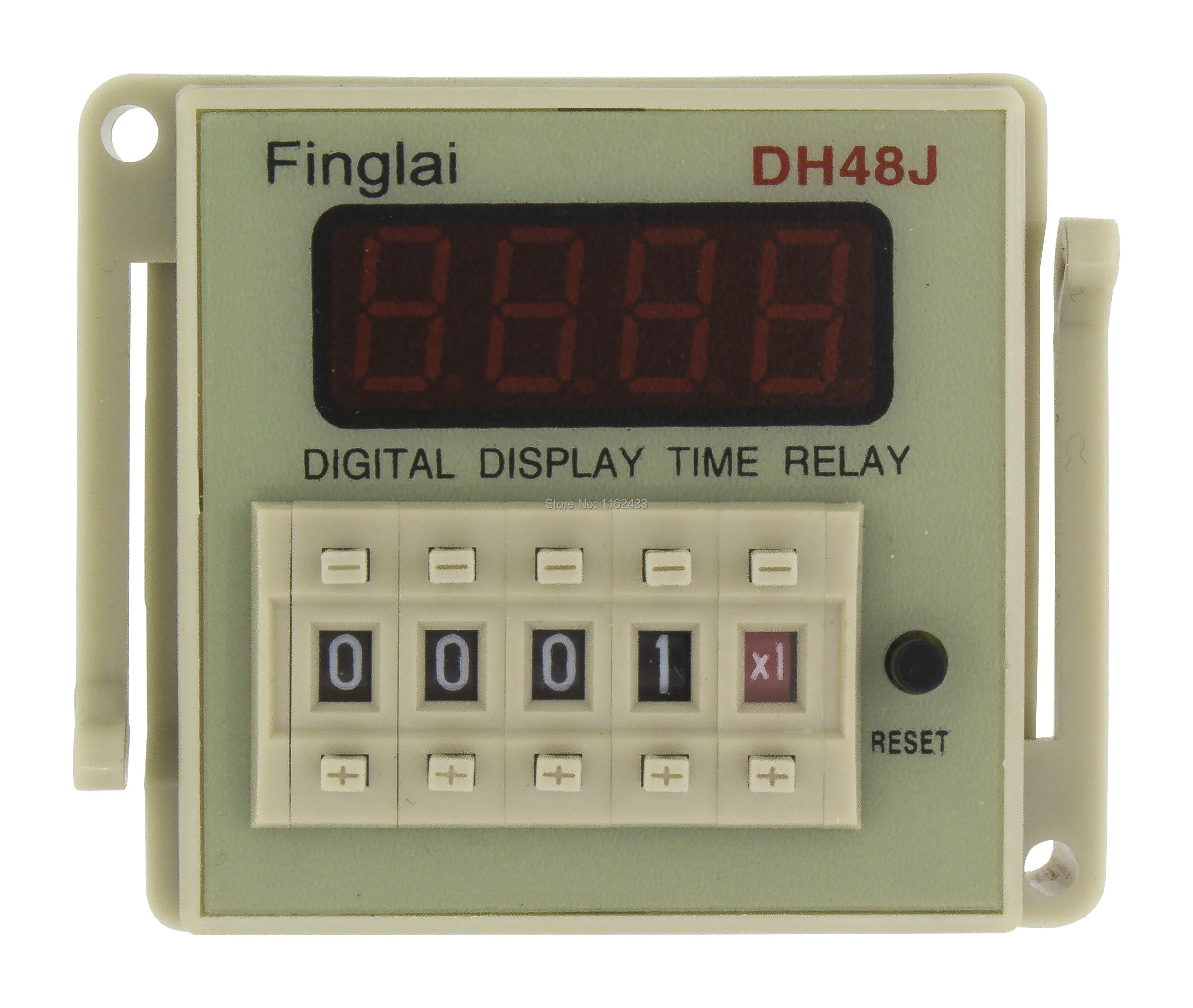 DH48J-11A 11 pin contact/sensor signal input digital counter relay ...