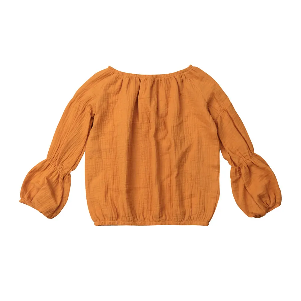 Autumn New Toddle Baby Girls Long Sleeve Solid T Shirt Basic Plain ...