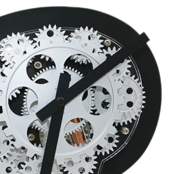 HY - G108 Wonderful Brain Model Wall Clock Mechanical Gear Dynamic ...