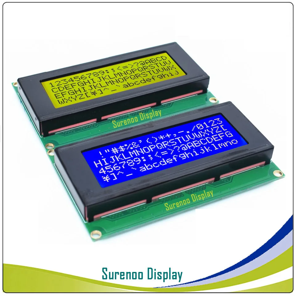 204 20X4 2004 Character LCD Module Display Screen LCM Yellow Green Blue ...