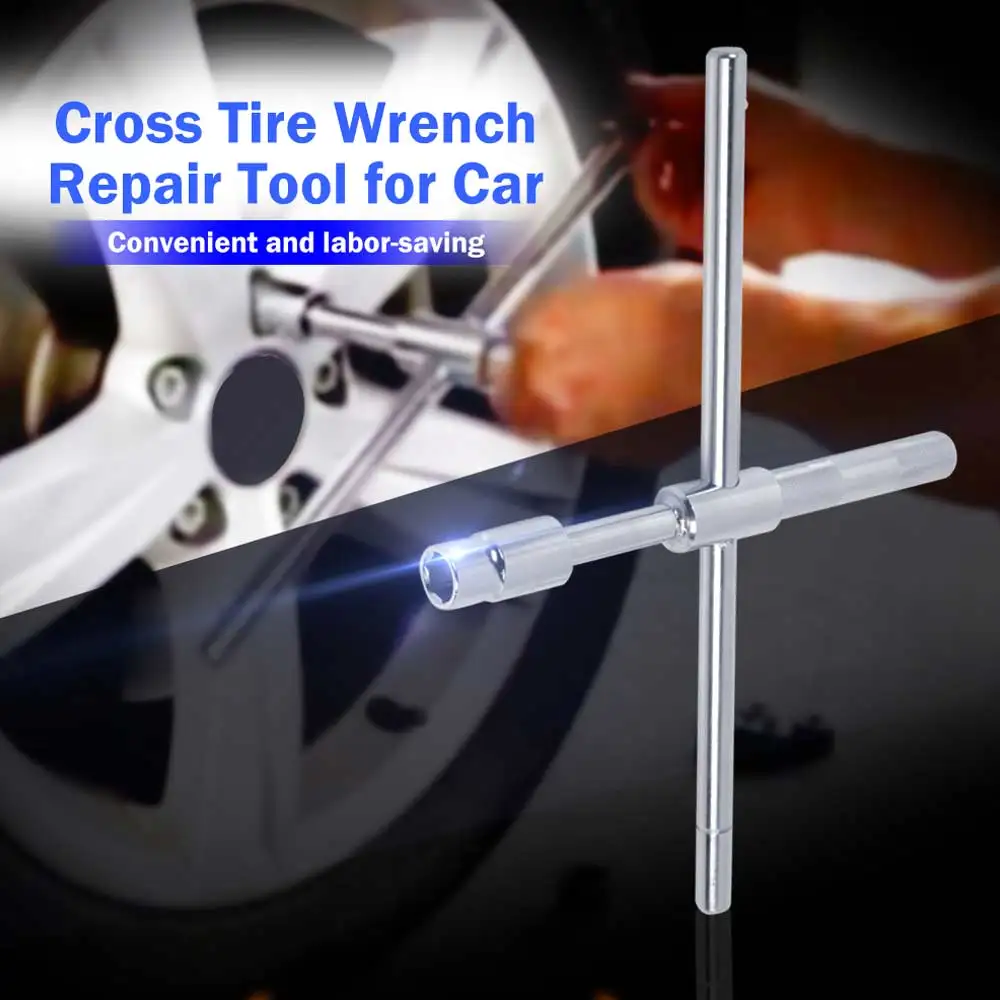 Car Tire Cross Wrench Labor Saving Lengthening Disassembly Tire Wrench ...