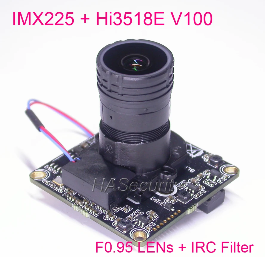 Enhanced night vision IPC 720P star light F0.95 LEN 1/3" SONY IMX225 ...