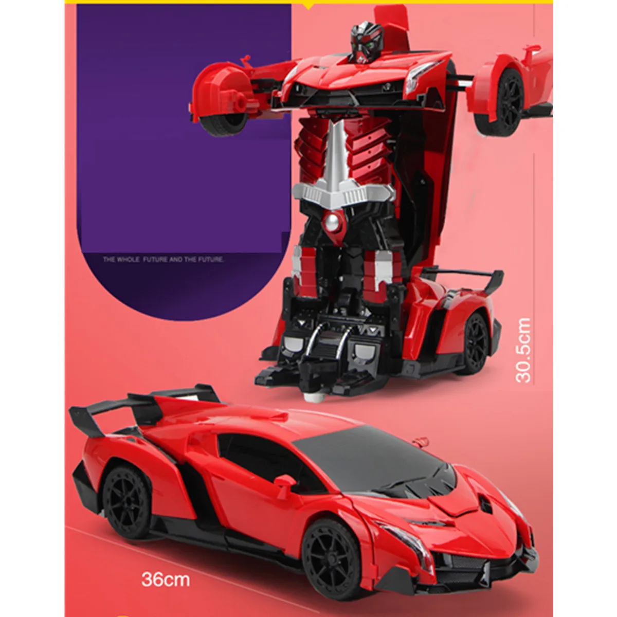 1:14 RC Car Transformation Robots Car Gesture Induction Radio 2.4 GHz ...