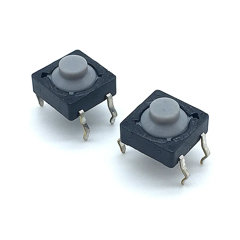 20pcs-lot-8x8x5MM-ALPS-4PIN-Conductive-Silicone-Soundless-Tactile-Tact ...