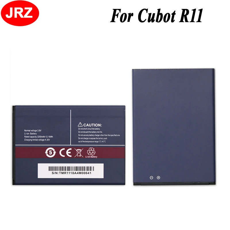 JRZ For Cubot R11 Phone Battery 2800mAh Hight Capacity 3.8V Top Quality ...
